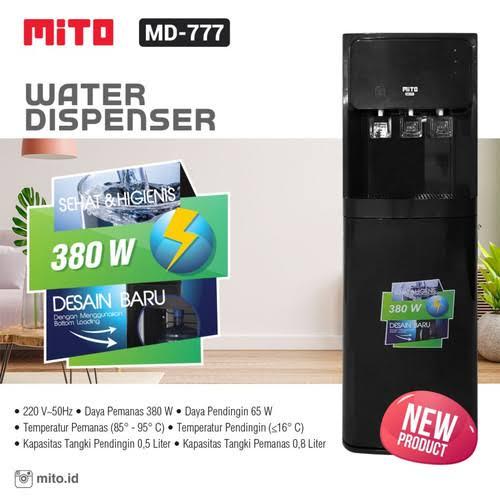 Jual DISPENSER MITO GALON BAWAH (3 IN 1) HOT NORMAL COOL MD 777 - Kota ...