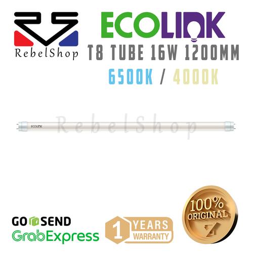 Jual Lampu TL LED Tube Ecolink T8 16 Watt 1200mm 16W 16Watt 16W - Putih ...
