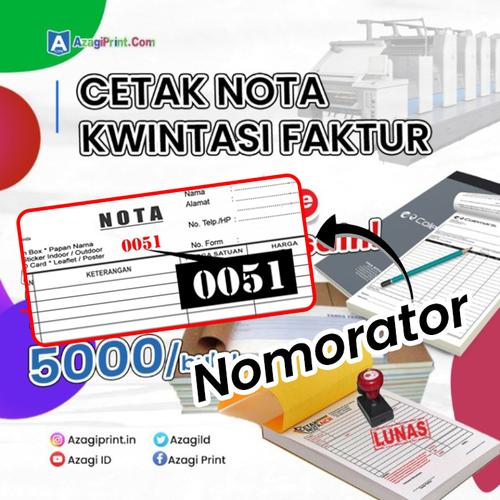 Jual Nota Custom Bon / Cetak Nota / Cetak Kwitansi + Finishing ...