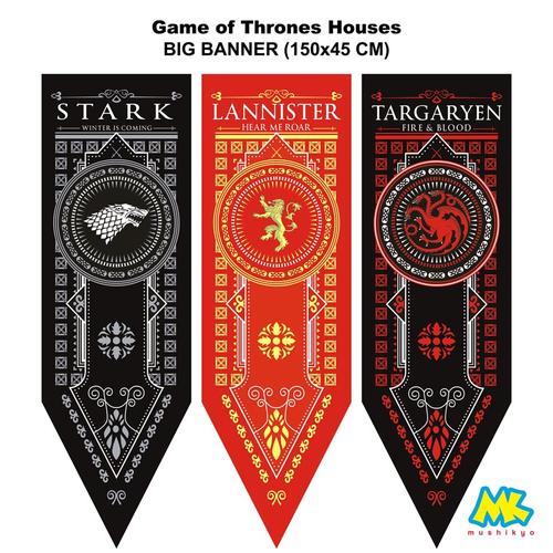 Jual Bendera Game of Thrones Big Size Banner Flag - STARK - Kota Bekasi ...
