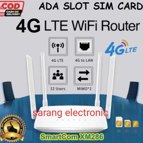 Jual Modem Wifi Wireless Router Sim Card 4G LTE Smartcom XM286 300Mbps ...