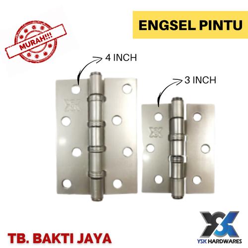 Jual Engsel Pintu Rumah Tebal Stainless Steel 3 Inch YSK - 3 inch ...