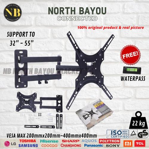 Jual Braket TV / Bracket TV Monitor LED LCD NORTH BAYOU NB P4 NBP4 32 ...