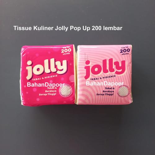 Jual Tissue / Tisu Kuliner Jolly Pop Up 2 ply 200 lembar / sheets ...