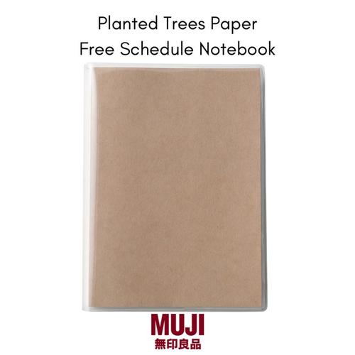 Jual MUJI Planted Trees Paper Free Schedule Note 148x105mm - baru ...