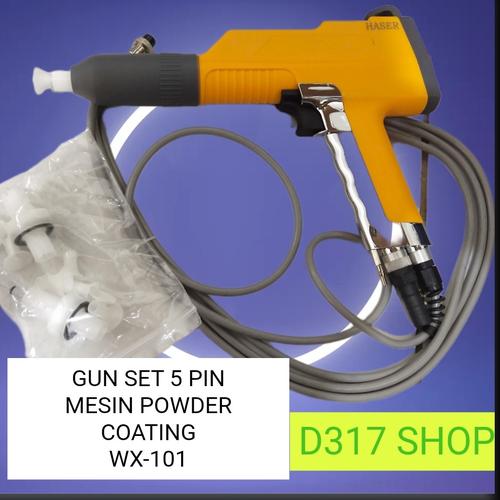 Jual Spray Gun Set WX-101 Mesin Powder Coating 5 Pin - Kota Tangerang ...