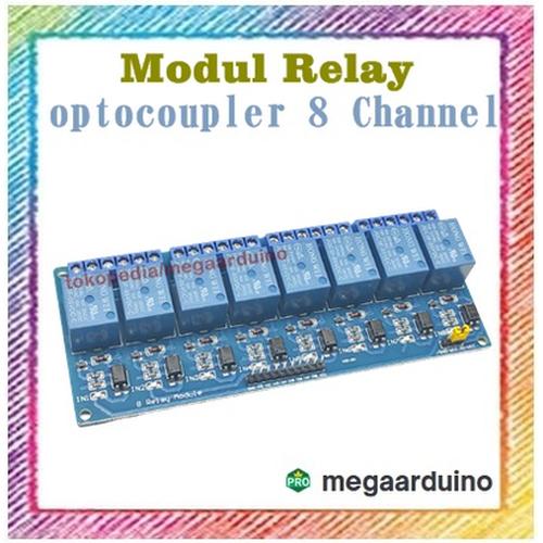 Jual modul relay optocoupler 8 channel - Kota Semarang - mega arduino ...