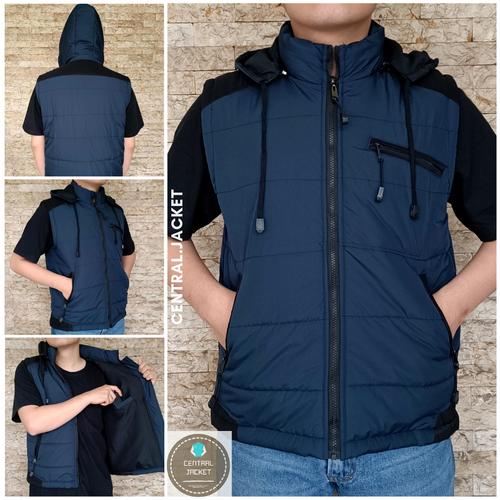 Jual JAKET ROMPI PARASUT PRIA - VEST HOODIE - ROMPI MOTOR WINDPROOF ...