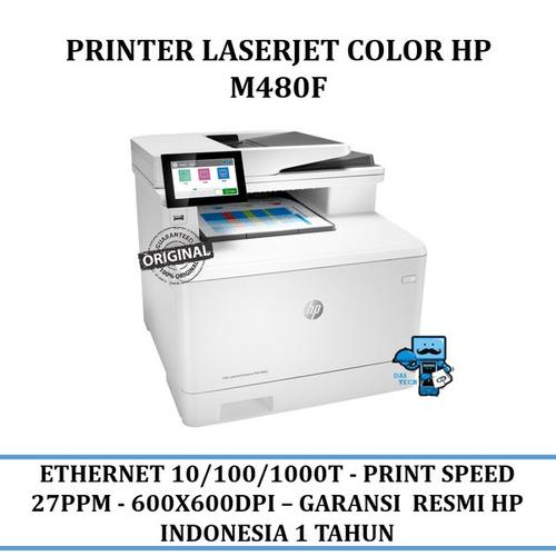 Jual Printer HP LaserJet Enterprise MFP M480f Printer Color - Garansi ...