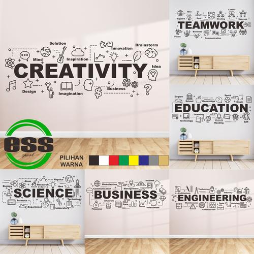 Jual Wall Sticker Stiker Dinding Kaca Quote Quotes Kantor Office ...