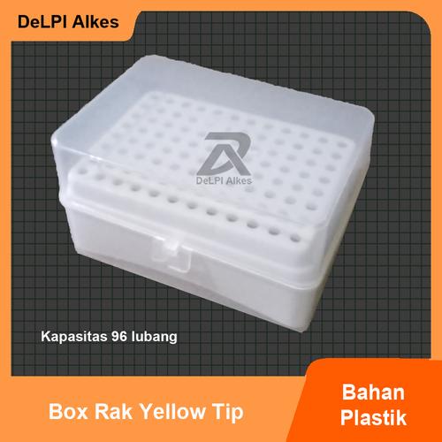 Jual Box Kotak Rak White Yellow Blue Tip Rack Micropipette Tips - Rak ...