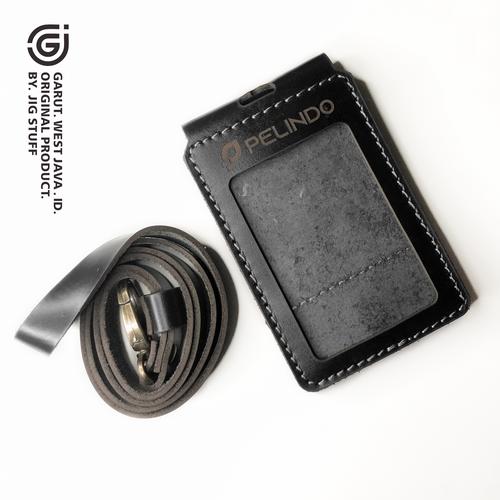 Promo ID CARD HOLDER KULIT SAPI ASLI MODEL LIPAT - kostum logo dan nama ...