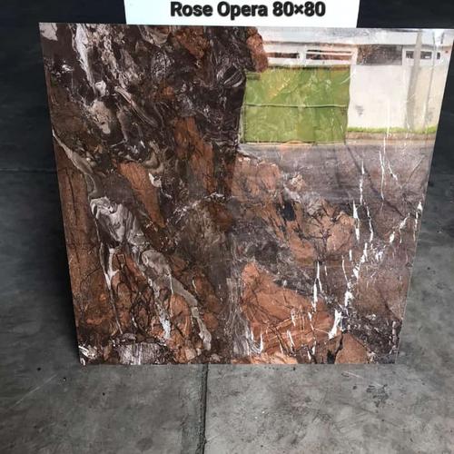 Jual Granit 80x80 Lantai/Dinding Motif Marmer Rose Opera Megaglazer ...