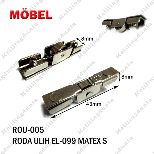 Jual Roda Etalase Pintu Lemari Kaca Showcase model Matex Ukuran Kecil ...