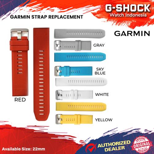Jual Tali Rubber Strap Karet Garmin Fenix 6 7 Approach s62 Forerunner ...