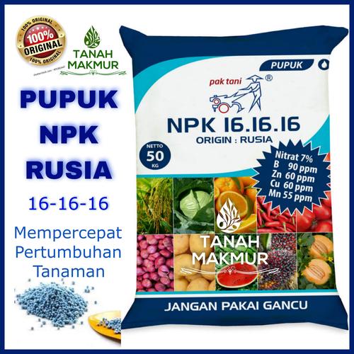 Jual PUPUK NPK RUSIA 16 16 16 1Kg PAK TANI MEMPERCEPAT PERTUMBUHAN ...