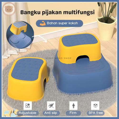 Promo BANGKU DUA TINGKAT | KURSI TANGGA PIJAKAN ANAK | BABY FOOTSTOOL ...