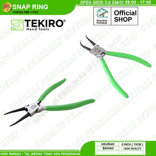 Jual Tang Snap Ring 6 Inch Tekiro Lurus Buka Tutup Bengkok Circlip ...