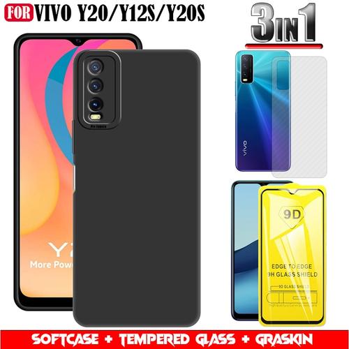 Jual Paket 3in1 SoftCase Vivo Y20 / Y20i /Y20S / Y20S G / Y20A /Y12S ...