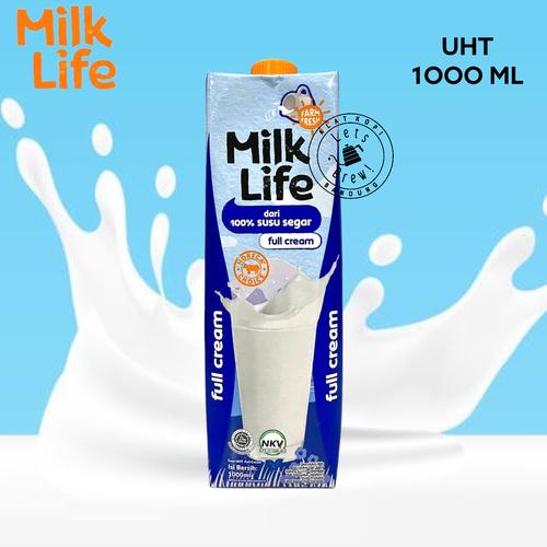 Jual UHT Milk Life Plain 1000ml / Susu UHT Milk Life 1L - Kota Bandung - Alat Kopi Bandung ...