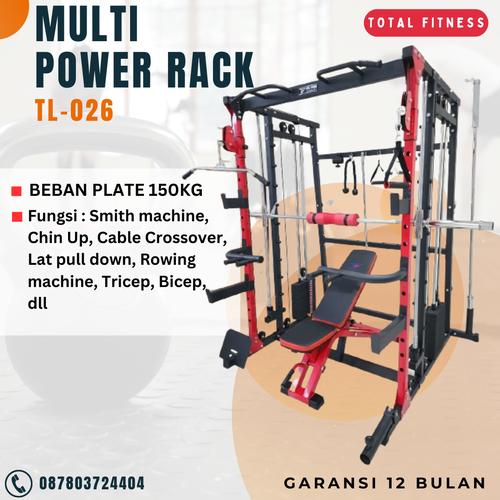Jual Alat Angkat Beban Power Rack TL 026 Beban 150kg Total Fitness ...