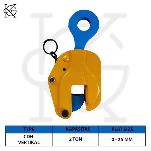 Jual Alat Angkat Plat 2 ton / Lifting Clamp Hook Vertikal 2 T - Merah ...