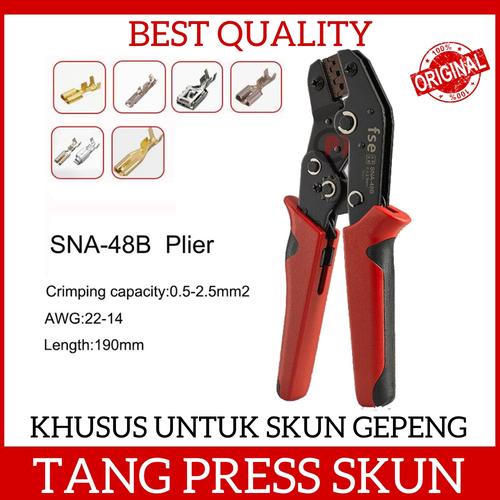 Jual Tang Press Skun Kabel Gepeng Kuningan Cable Lugs Crimping Tools ...