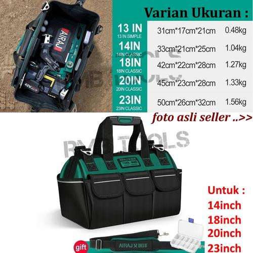 Jual Toolbag Tool Bag Tas Perkakas / Tas Storage Peralatan Alat Tukang ...