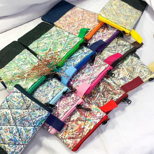 Jual Tas Handphone (Hp) Daur Ulang - Handphone Case - Hijau Daun - Kab ...