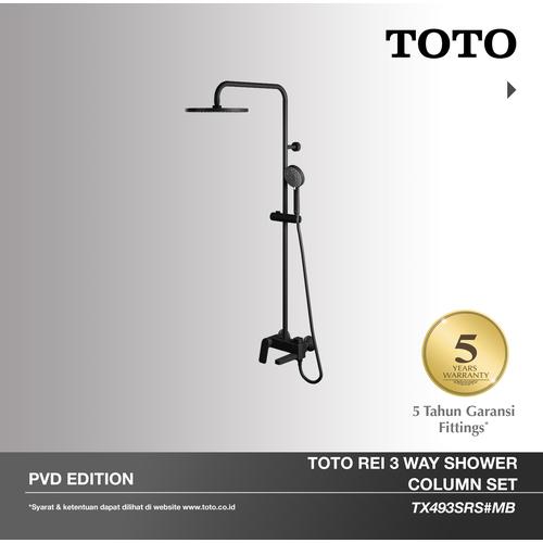 Promo TOTO MATTE BLACK Rei S Shower Column Set / Shower Tiang TX493SRS ...