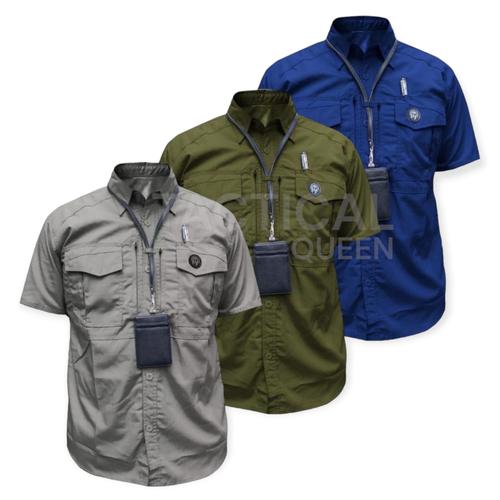 Jual Kemeja Tactical Lengan Pendek Baju PDL Lapangan Outdoor Taktikal Pdh - Putih, M - Kab ...