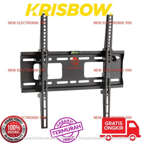 Jual KRISBOW FIXED FIXTURE TV TILT 32 - 55 INCH BLACK 10219468 ...