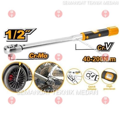 Jual KUNCI TORSI MOMEN MOMENT TORQUE WRENCH 1/2" 200NM 20KG INGCO ...