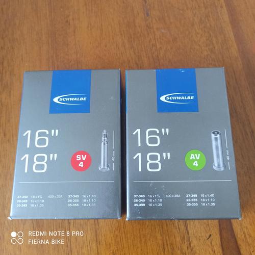 Jual Ban Dalam Schwalbe 16 18 349 Pentil Besar AV Brompton 3sixty - Sv4 - Kota Bekasi - Fierna ...
