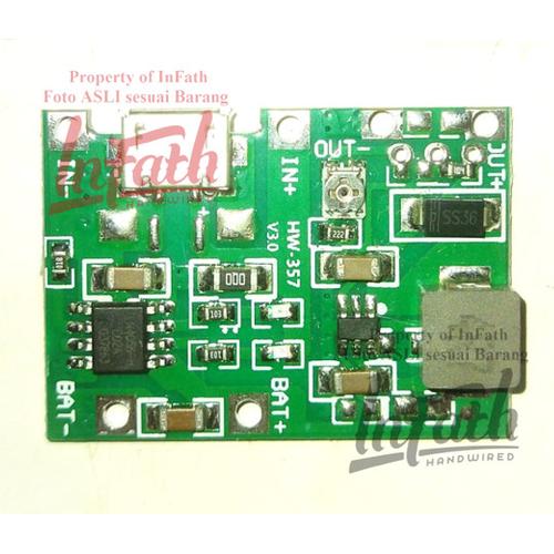 Jual InFath - Modul V1 UPS DC 5V 9V 12V lithium 18650 router modem ...