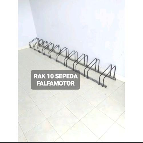Jual STANDAR PARKIR ENAM SEPEDA BIKE STAND SEPEDA PARKIR RAK PARKIR ...