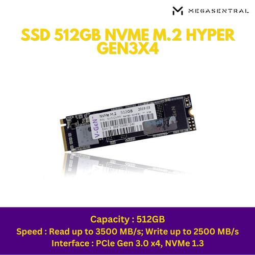 Jual V-Gen SSD Hyper M.2 Pcie Gen3 Nvme 2280 512GB Ready Stock ...