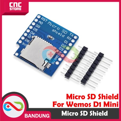 Promo MICROSD MICRO SD SHIELD FOR WEMOS D1 MINI - Kota Bandung - CNC ...