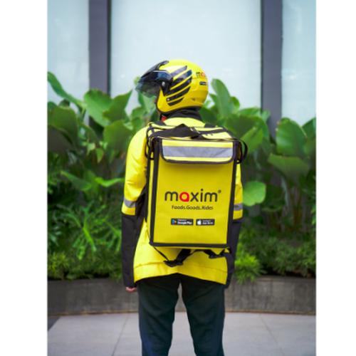 Jual Delivery Bag Maxim Original ( Maxim - Transportasi Online ...