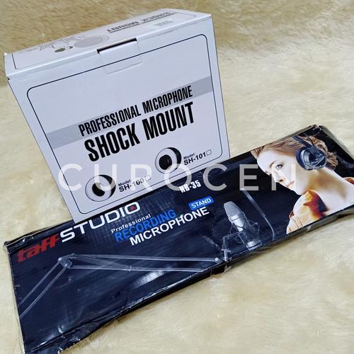 Jual Audio Technica AT 2020 / AT2020 Cardioid Condenser Microphone XLR ORI - Stand+SM - Jakarta ...