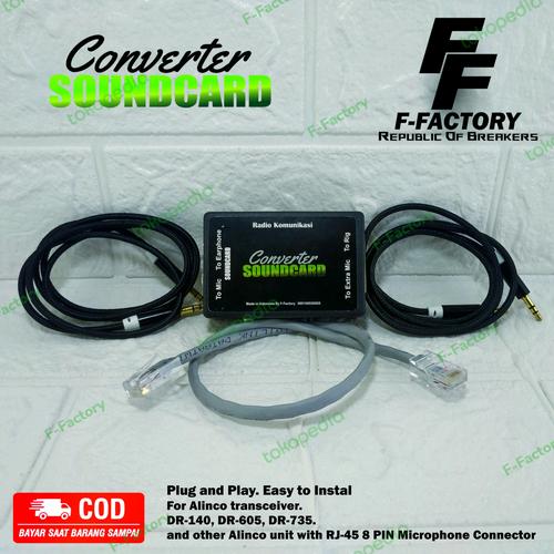 Jual Micom / Converter Soundcard / Mixer Radio Rig Alinco Connector RJ ...