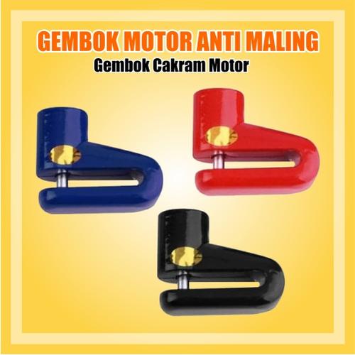 Jual Gembok Motor Anti Maling Kuat / Gembok Cakram Motor / Gembok Motor ...
