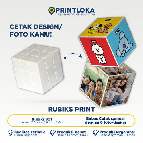 Jual Rubik's Cube Rubiks Custom Print Cetak Hadiah Gift Rubix BT21 BTS ...