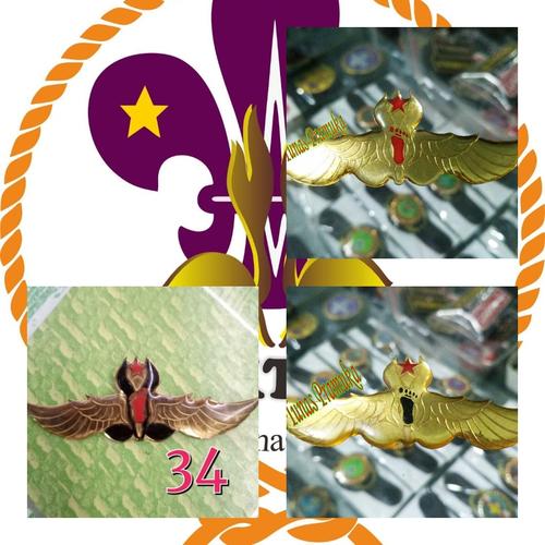 Jual Wing Lencana Brevet Pramuka Tapak Merah Hitam Etsa - Tapak Hitam ...