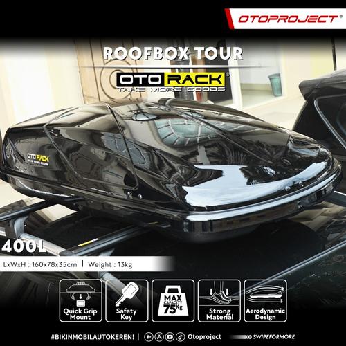 Jual Roof Box Roofbox Bagasi atas OTORACK model TOUR 400L Dual Open ...
