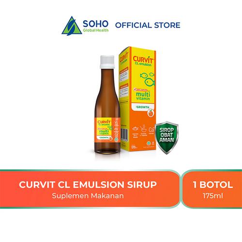 Promo Curvit CL Emulsion Multivitamin dan Suplemen Makanan Rasa Jeruk ...