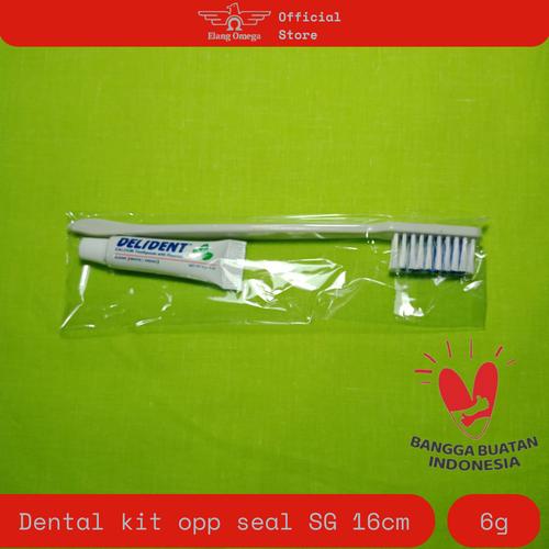 Jual sikat gigi hotel dental kit sikat super + pasta dalam plastik opp ...