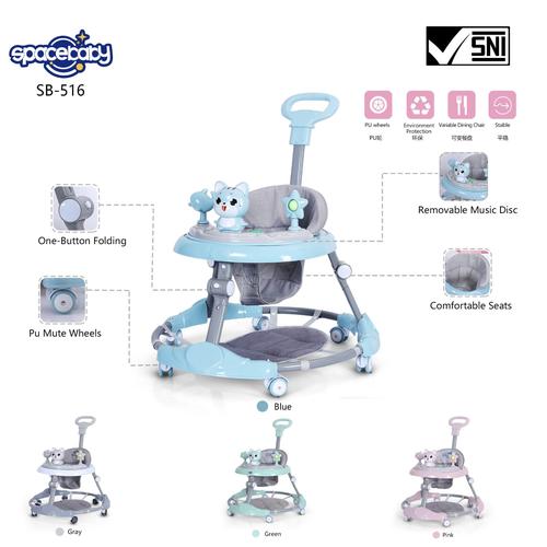 Jual Baby Walker Space Baby Spacebaby SB 516 SB516 SB-516 Kucing ...