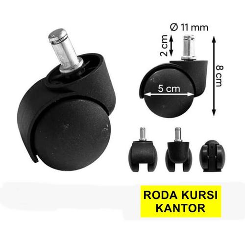 Jual RODA KURSI TANCAP CASTOR TN 3/8 KANTOR PUTAR - Jakarta Timur ...