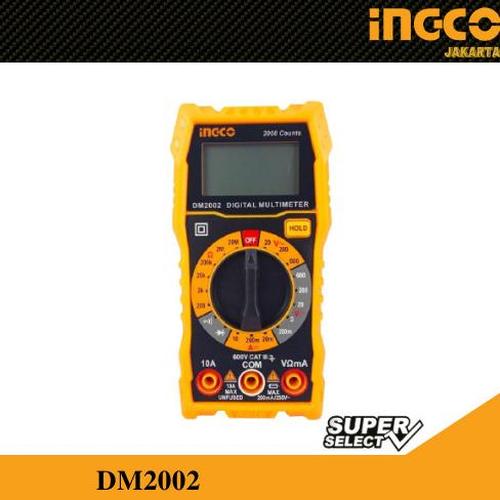 Jual MULTIMETER / MULTITESTER DIGITAL / MULTI METER TESTER INGCO DM2002 ...
